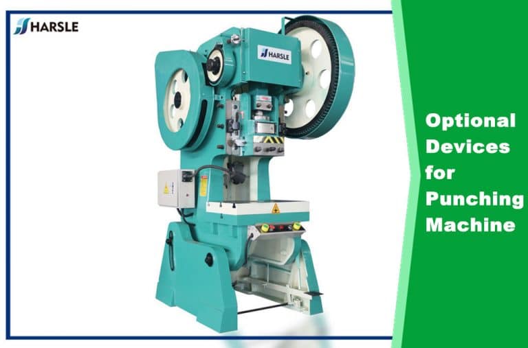Optional devices for punching machine - HARSLEPRESS